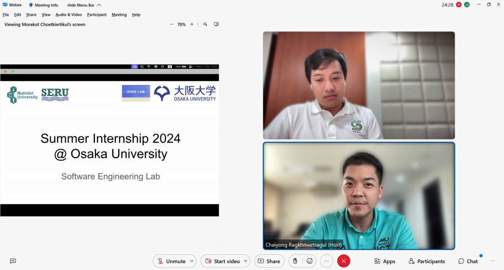 ICT Mahidol organized the “2024 Abroad Internship Information Session: Internship Programs in ...