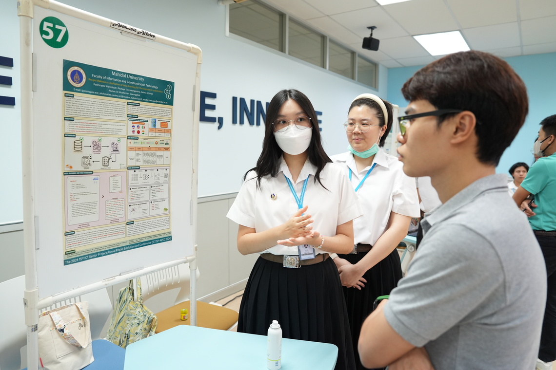 ICT Mahidol organized the “The 2024 15th ICT Senior Project Annual Poster Exhibition and ...