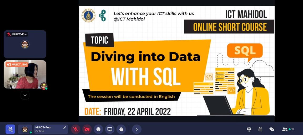คณะ ICT ม.มหิดล (ICT Mahidol) จัดกิจกรรม ICT Mahidol Online Short ...