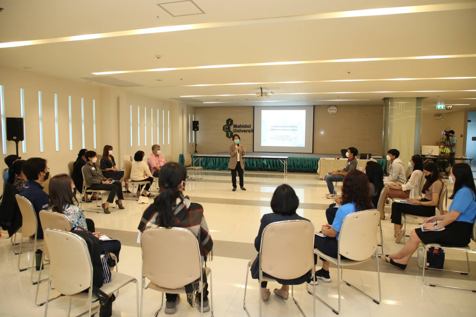 ICT Mahidol organized a training on “Effective Communication” for its ...