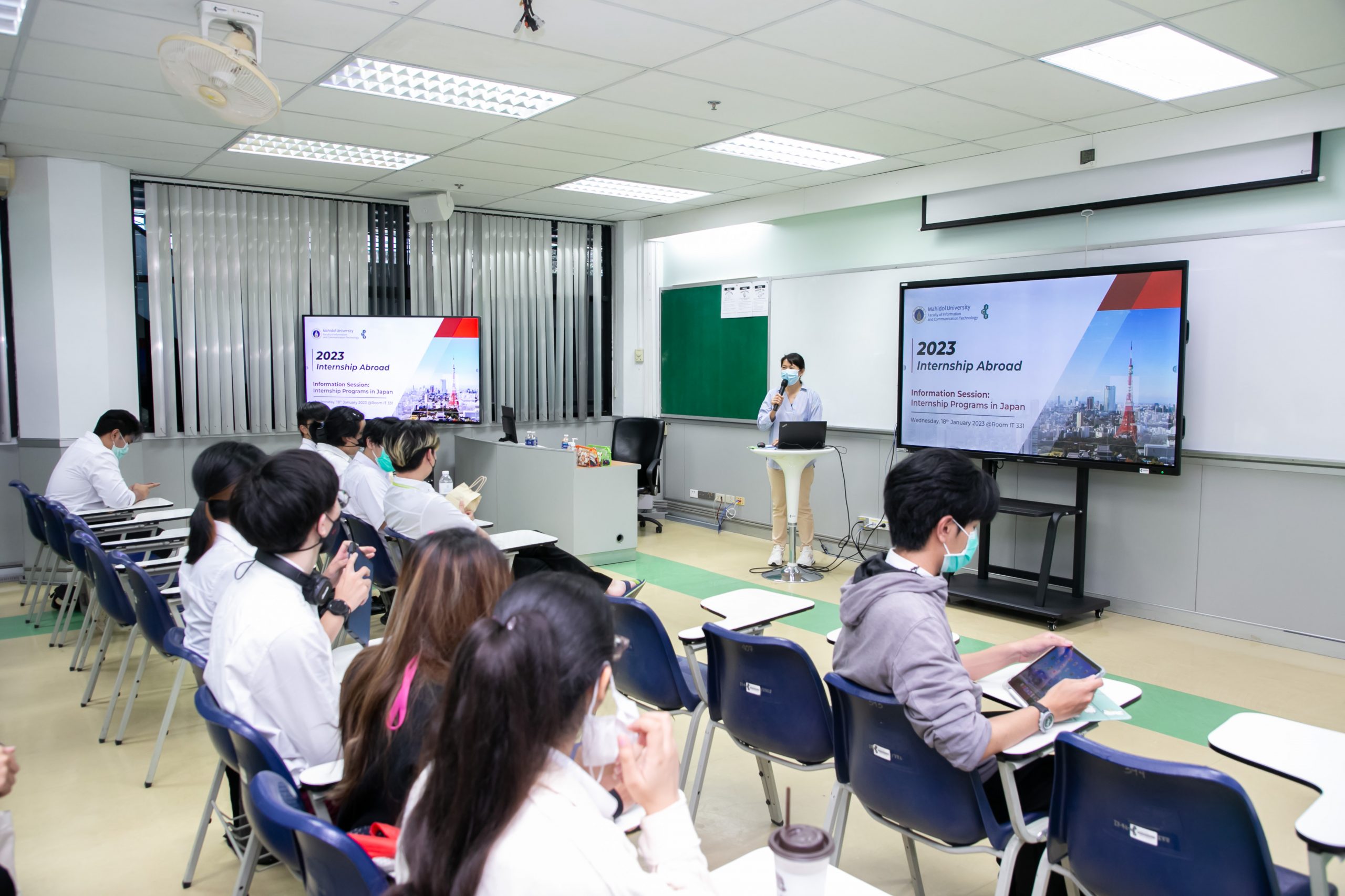 ICT Mahidol organized the “2023 Abroad Internship Information Session ...
