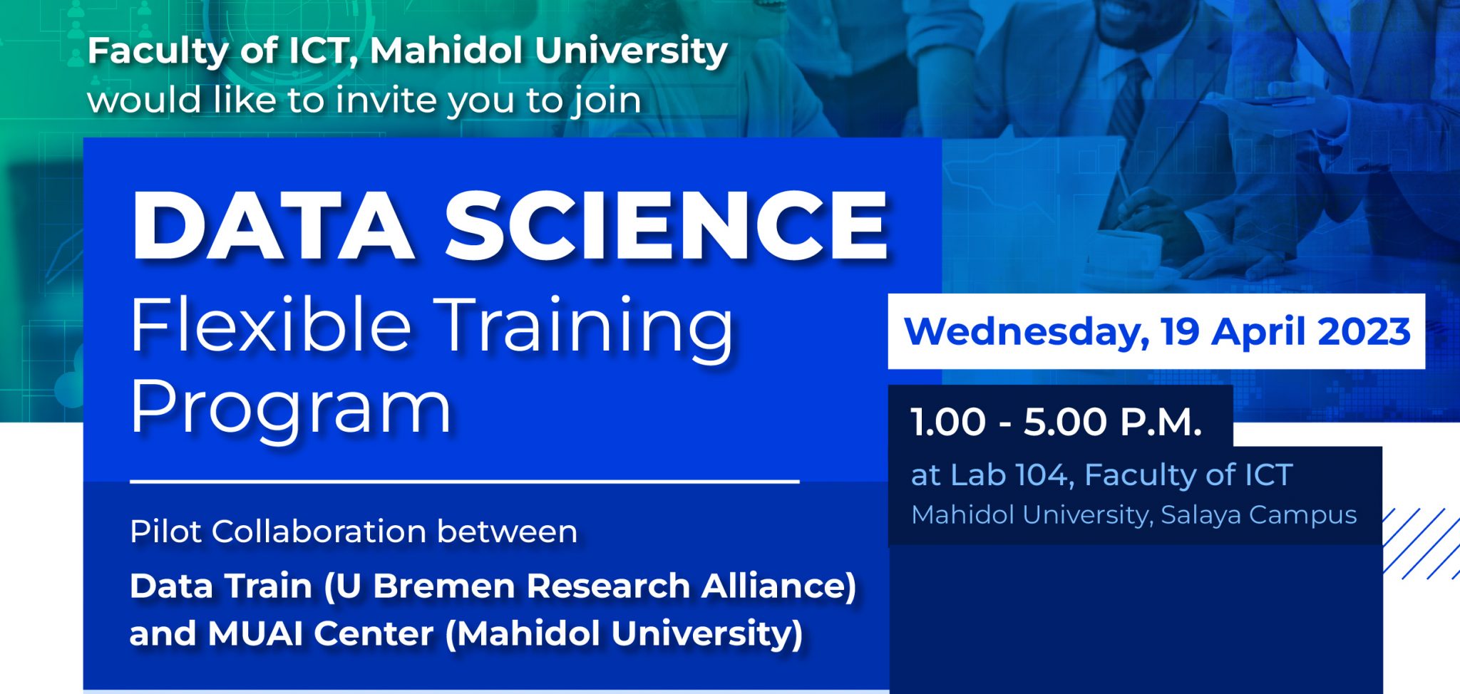 Data Science Flexible Training Program, Pilot Collaboration between ...